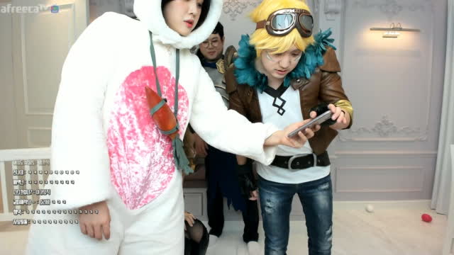 [클립]아윤 KDA아리코스프레 공개합니다 릴카X감스트X킴성태 롤 코스프레 | SOOP VOD