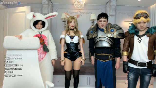 [클립]아윤 KDA아리코스프레 공개합니다 릴카X감스트X킴성태 롤 코스프레 | 아프리카TV VOD