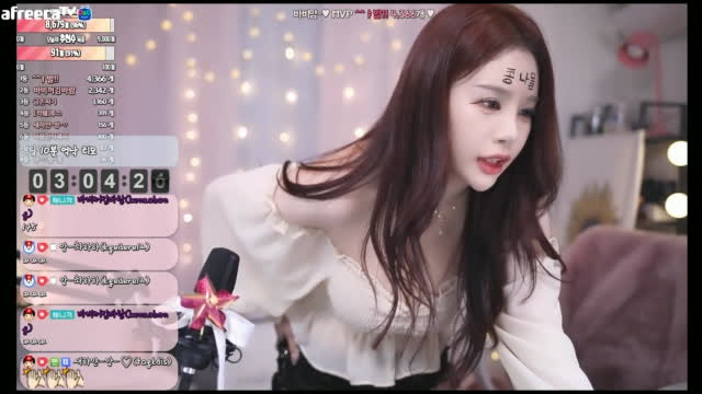 [클립] 바비앙-♡에게 별풍선 181개 선물 | SOOP VOD