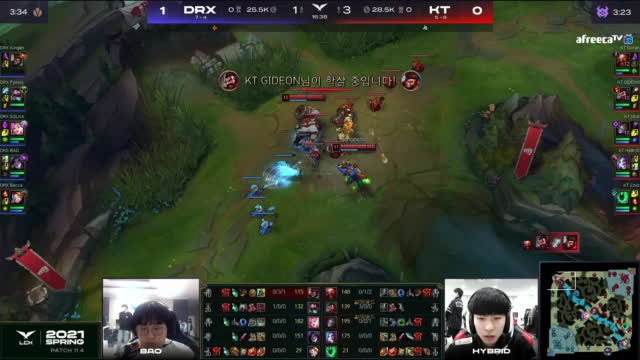 [클립][KT vs DRX] 2021 LCK Spring Split | SOOP VOD