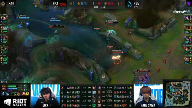 [클립][FPX vs RGE] 2021 LoL 월드챔피언십 그룹 스테이지 Day 4 | SOOP VOD
