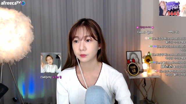 [클립] [BJ]세아에게 별풍선 1445개 선물 | 아프리카TV VOD