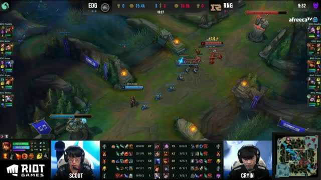 [클립][RNG vs EDG] 2021 LoL 월드챔피언십 8강 2경기 | SOOP VOD