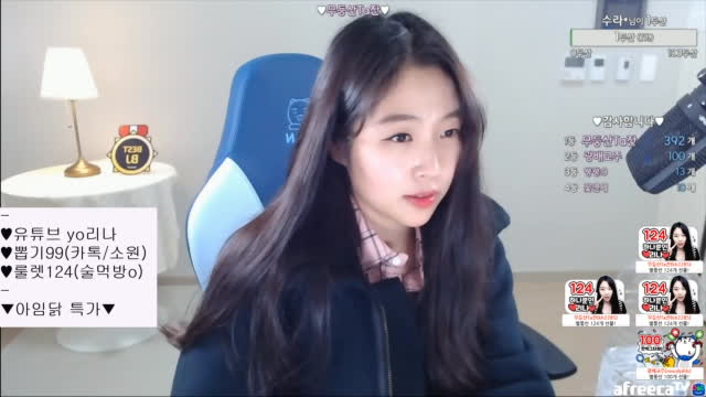 [클립] yo리나yo에게 별풍선 124개 선물 | SOOP VOD