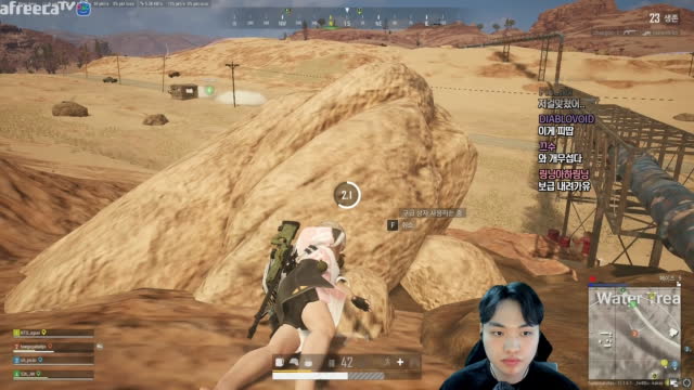 [클립]스나가 안맞으면 이 거리도 AR 연사로 갈기면 됩니다. | SOOP VOD