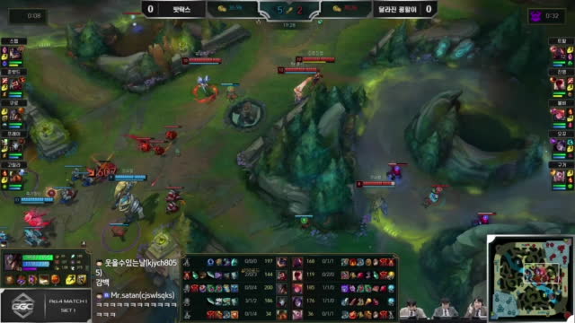 [클립]김민교x감스트x이상호 1set 스맵,준밧드,프레이vs트할,오뀨,구거 밧락스vs달라진콩할이 GGC 4강 1경기 롤,lol | SOOP VOD