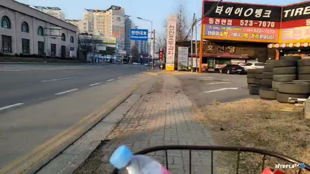 [클립]일본인bj유이 2022 죽음의 한국국토종단보도 450km 마지막이다달리자!!!! | 아프리카TV VOD