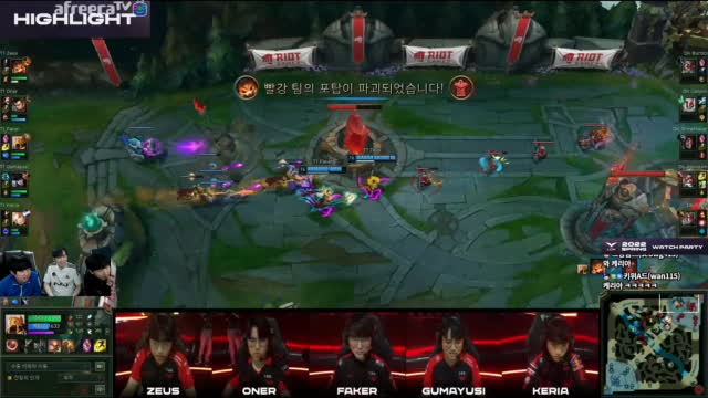 [클립]김민교x칸x클리 LCK T1 vs 담원기아 레전드매치업 #LckWatchParty | SOOP VOD