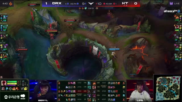 [클립][KT vs DRX] 2022 LCK Spring Split | SOOP VOD