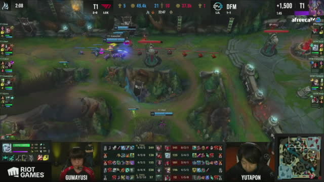 [클립][T1 vs DFM] 2022 MSI 그룹 스테이지 | SOOP VOD
