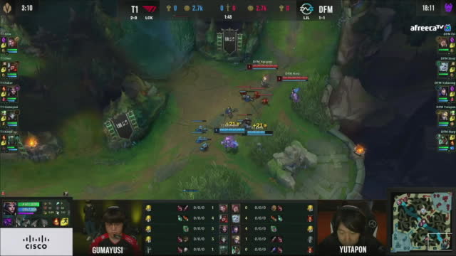[클립][T1 vs DFM] 2022 MSI 그룹 스테이지 | SOOP VOD
