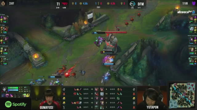 [클립][T1 vs DFM] 2022 MSI 그룹 스테이지 | SOOP VOD