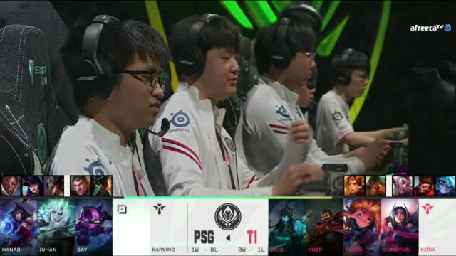 [클립][PSG vs T1] 2022 MSI 럼블 스테이지 DAY1 | SOOP VOD