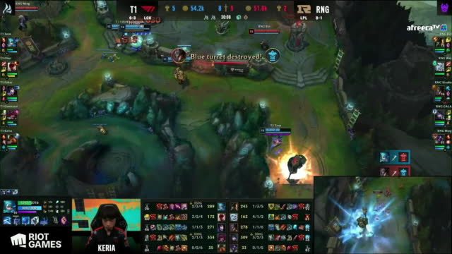 [클립][T1 vs RNG] 2022 MSI 럼블 스테이지 DAY5 | SOOP VOD