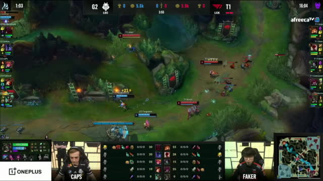 [클립][T1 vs G2] 2022 MSI 넉아웃 스테이지 | SOOP VOD