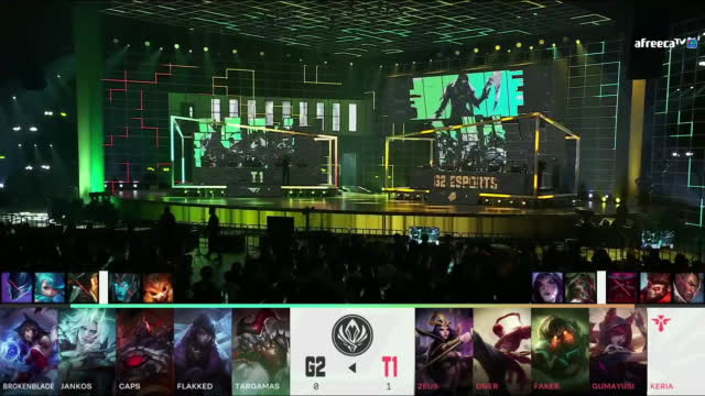 [클립][T1 vs G2] 2022 MSI 넉아웃 스테이지 | SOOP VOD