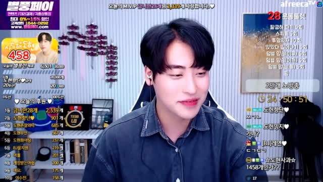 [클립] [BJ]박도현에게 별풍선 1458개 선물 | SOOP VOD