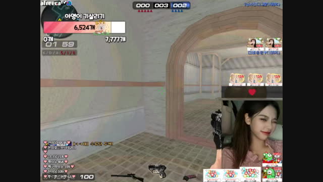 [클립]서든女 해적 아영 랭크전 4300+ 골드오빠들 혼내주러옴 룰렛 21~ | SOOP VOD