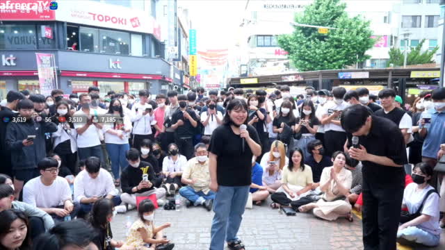 [클립]상금 200만원 진주 거리노래방 중앙상권 로데오거리pm4 | 아프리카TV VOD