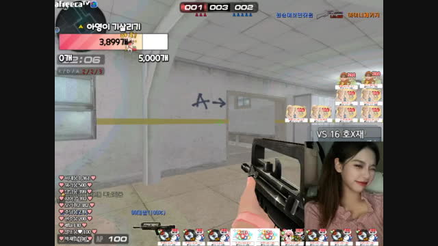 [클립]서든女 해적 아영 랭크전 4400+ 미션 환영 ♥ 룰렛 21~ | SOOP VOD