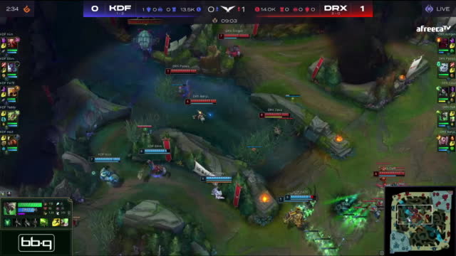 [클립][DRX vs KDF] 2022 LCK Summer Split | SOOP VOD