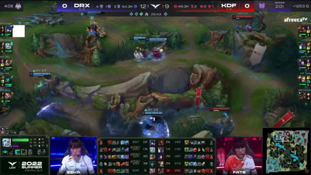 [클립][DRX vs KDF] 2022 LCK Summer Split | SOOP VOD