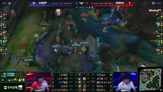 [클립][DRX vs KDF] 2022 LCK Summer Split | SOOP VOD
