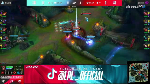 [캐치][LNG vs EDG] 2022 LPL 서머 | 타잔, 도인비, 스카웃, 바이퍼 | SOOP VOD