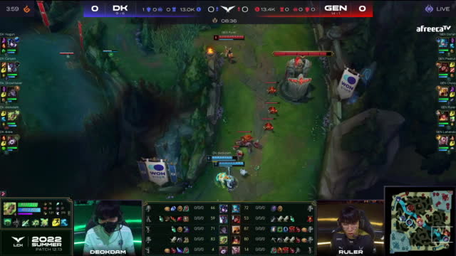 [클립][DK vs GEN] 2022 LCK Summer Split | SOOP VOD