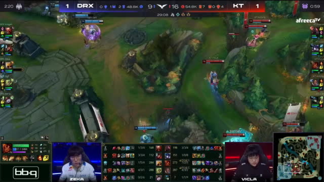 [캐치][KT vs DRX] 2022 LoL 월드 챔피언십 LCK 대표 선발전 | SOOP VOD