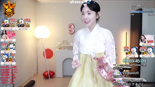 [클립] BJ만다에게 별풍선 1485개 선물 | SOOP VOD