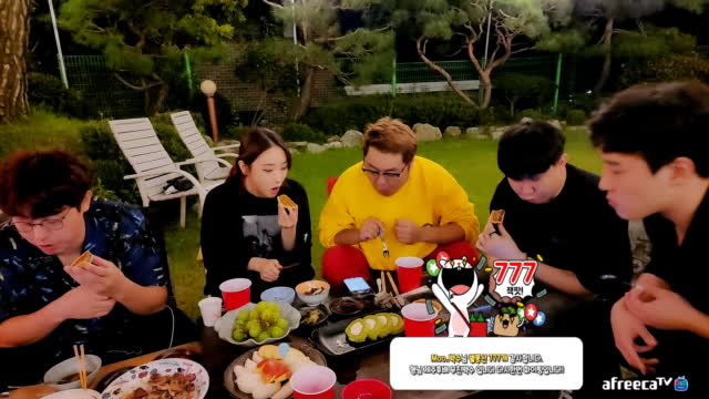[캐치]만만 외4명 히트2 남은용사들과 BBQ Party | SOOP VOD
