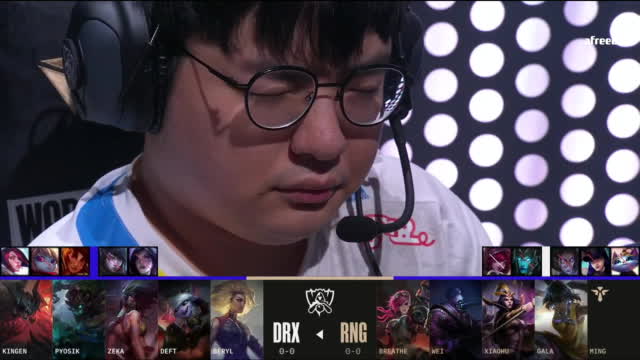 [클립][DRX vs RNG] 2022 LoL 월드챔피언십 플레이 인 스테이지 Day1 | SOOP VOD