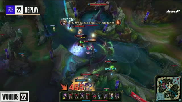 [클립][CHF vs BYG] 2022 LoL 월드챔피언십 플레이 인 스테이지 Day3 | SOOP VOD