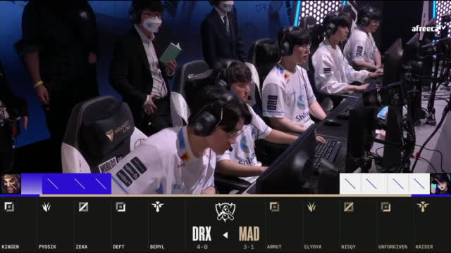 [클립][DRX vs MAD] 2022 LoL 월드챔피언십 플레이 인 스테이지 Day4 | SOOP VOD