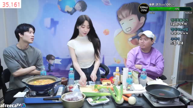 [캐치]무친대합숙 정윤종x조경훈 BJ블리님이 밥해주러오셨습니다^^ | SOOP VOD