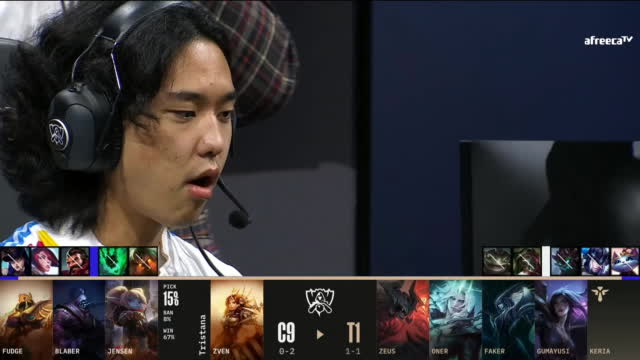 [클립][C9 vs T1] 2022 LoL 월드챔피언십 그룹 스테이지 Day3 | SOOP VOD