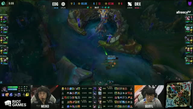 [클립][DRX vs EDG] 2022 LoL 월드챔피언십 8강 4경기 | SOOP VOD