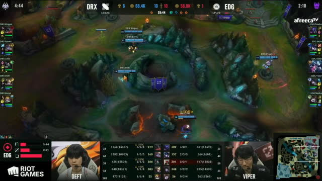 [클립][DRX vs EDG] 2022 LoL 월드챔피언십 8강 4경기 | SOOP VOD