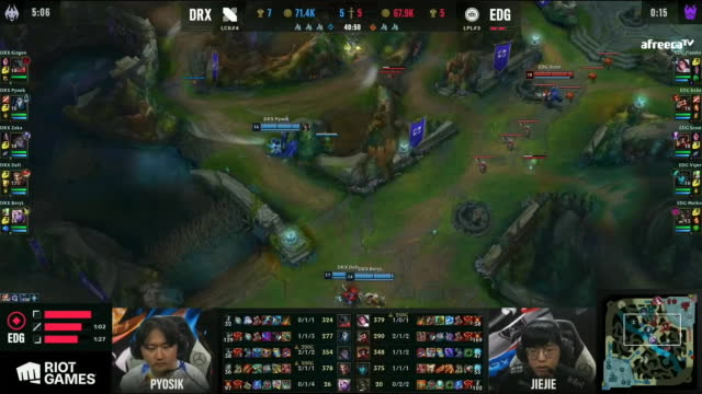 [클립][DRX vs EDG] 제카 ㄷㄷㄷ | SOOP VOD