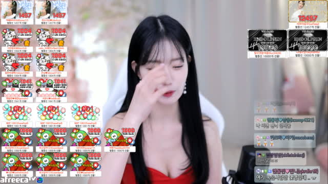 [클립] 엔돌핀♥에게 별풍선 1457개 선물 | SOOP VOD