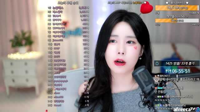 [클립] BJ김미롱에게 별풍선 1425개 선물 | SOOP VOD