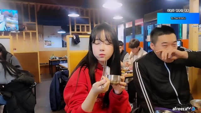 [클립]jup B급 줍엔터 단체 회식. 시즌스 연기팀/시조새 | 아프리카TV VOD