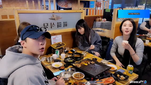 [클립]jup B급 줍엔터 단체 회식. 시즌스 연기팀/시조새 | 아프리카TV VOD