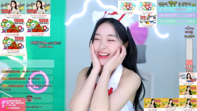 [클립] 세콩이는대박에게 별풍선 1302개 선물 | SOOP VOD