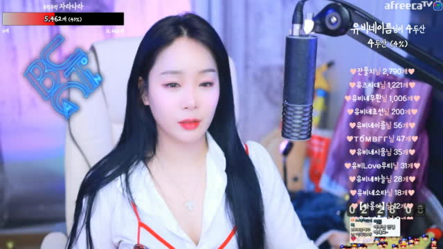 [클립] 노래하는유비에게 별풍선 2862개 선물 | 아프리카TV VOD