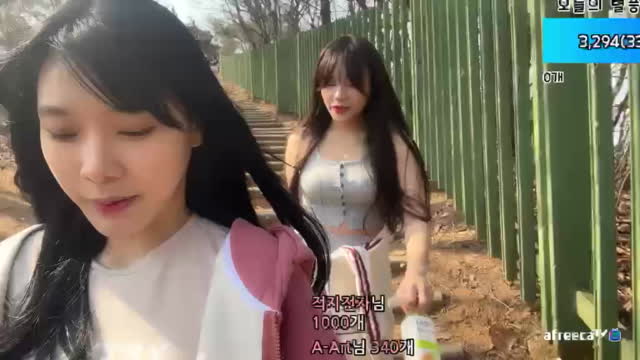 [캐치]jup D컵 게스트랑 등산 갑니다 (야린) | 아프리카TV VOD