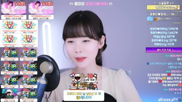 [클립] 효루미♥에게 별풍선 2862개 선물 | 아프리카TV VOD