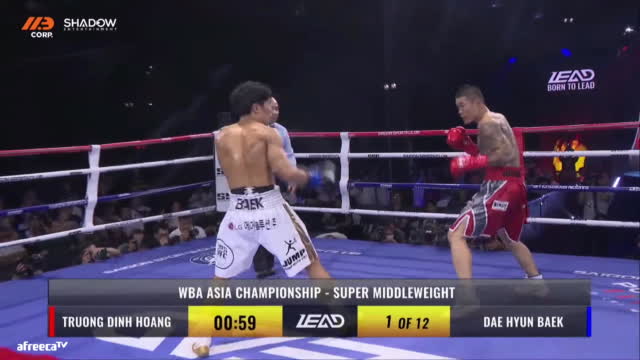 WBA 복싱🥊쯔엉 딘 호앙 vs 백대현 1R | SOOP VOD