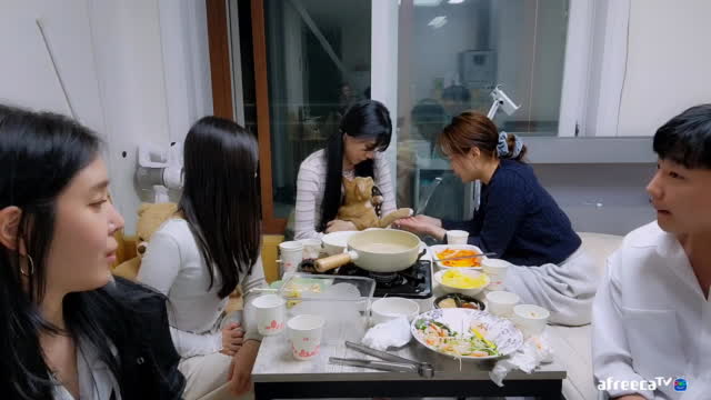 [캐치]Jup) 단신즈x준석 민지네서출장월남쌈쿡방x린스x순지 | 아프리카TV VOD